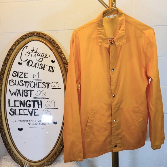 Kmart | Jackets & Coats | Vtg 7s Kmart Yellow Windbreaker M | Poshmark